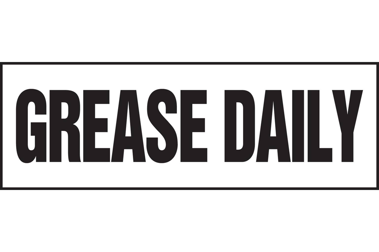 Accuform 2 X 6 GREASE DAILY LABEL | acfleqm507vsp | Gregg Distributors LP