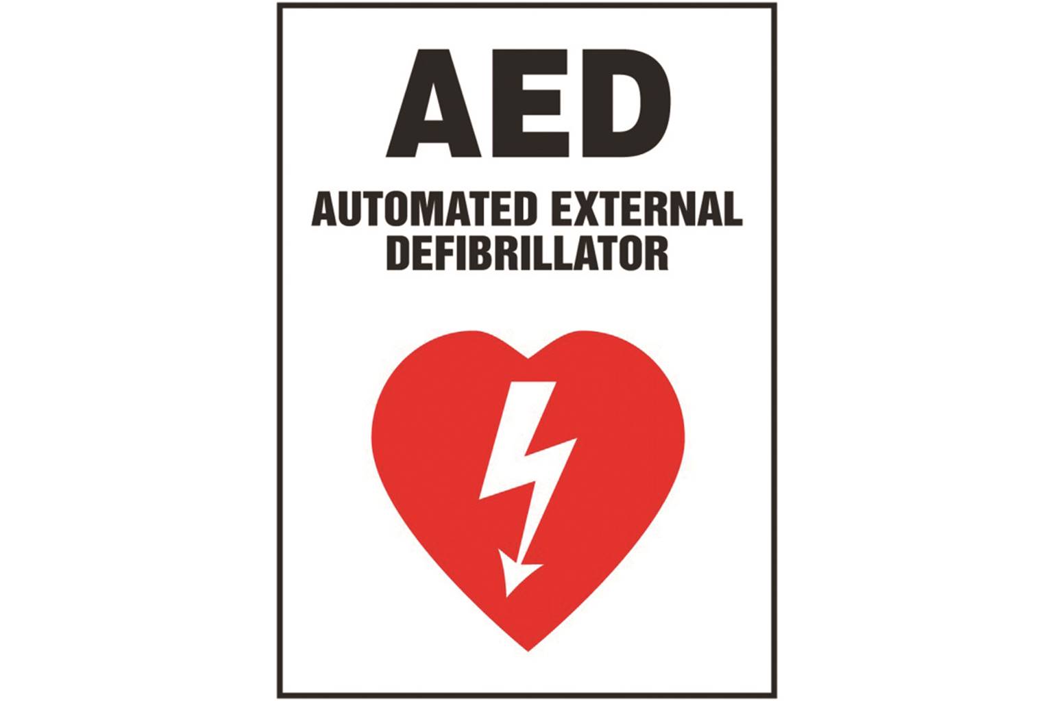 Accuform 10 X 14 AED SIGN | acfmfsd403vp | Gregg Distributors LP