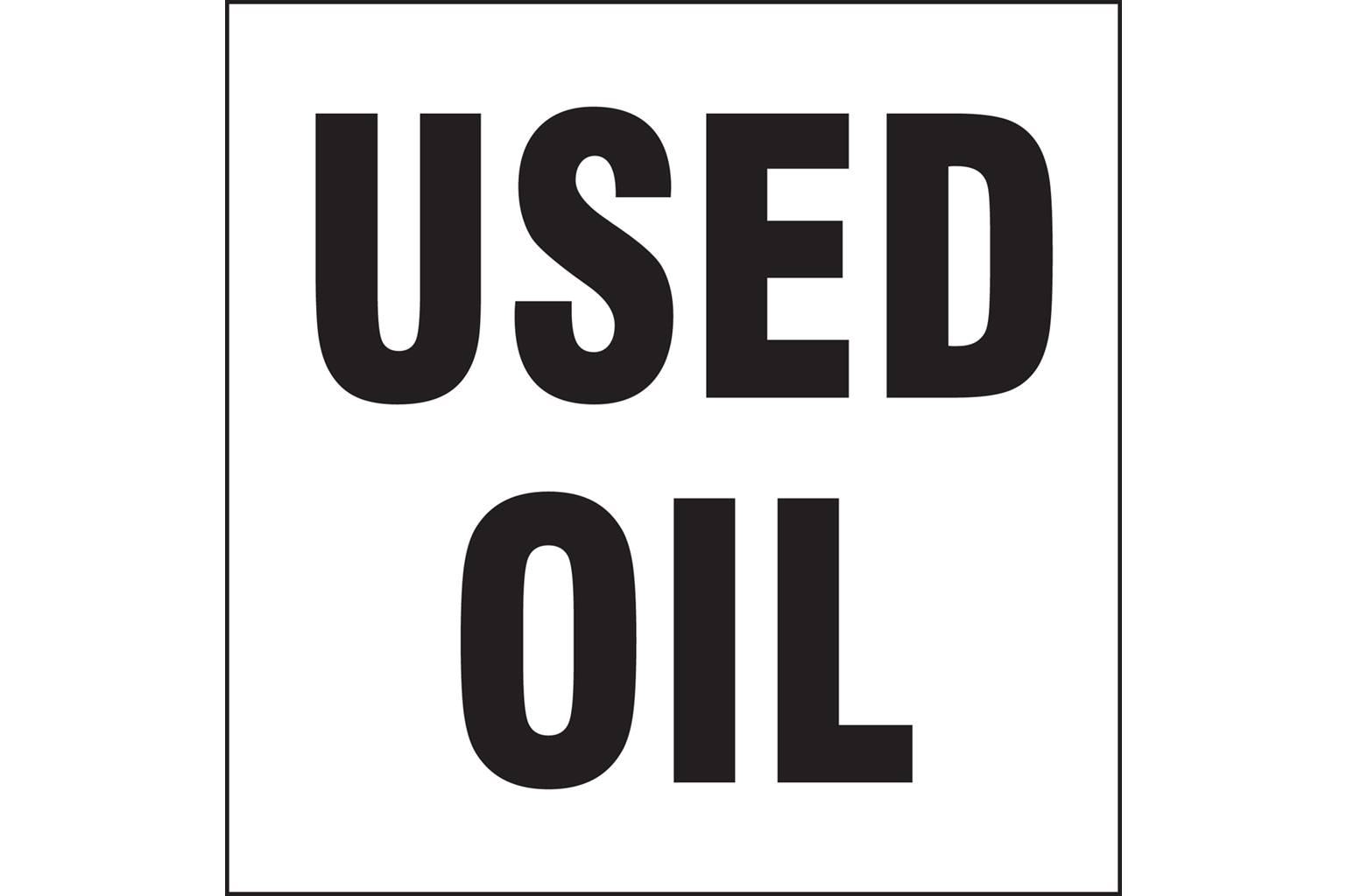 Accuform "Used Absorbent" Container Labels - 6X6 | acfmhzw511evp ...