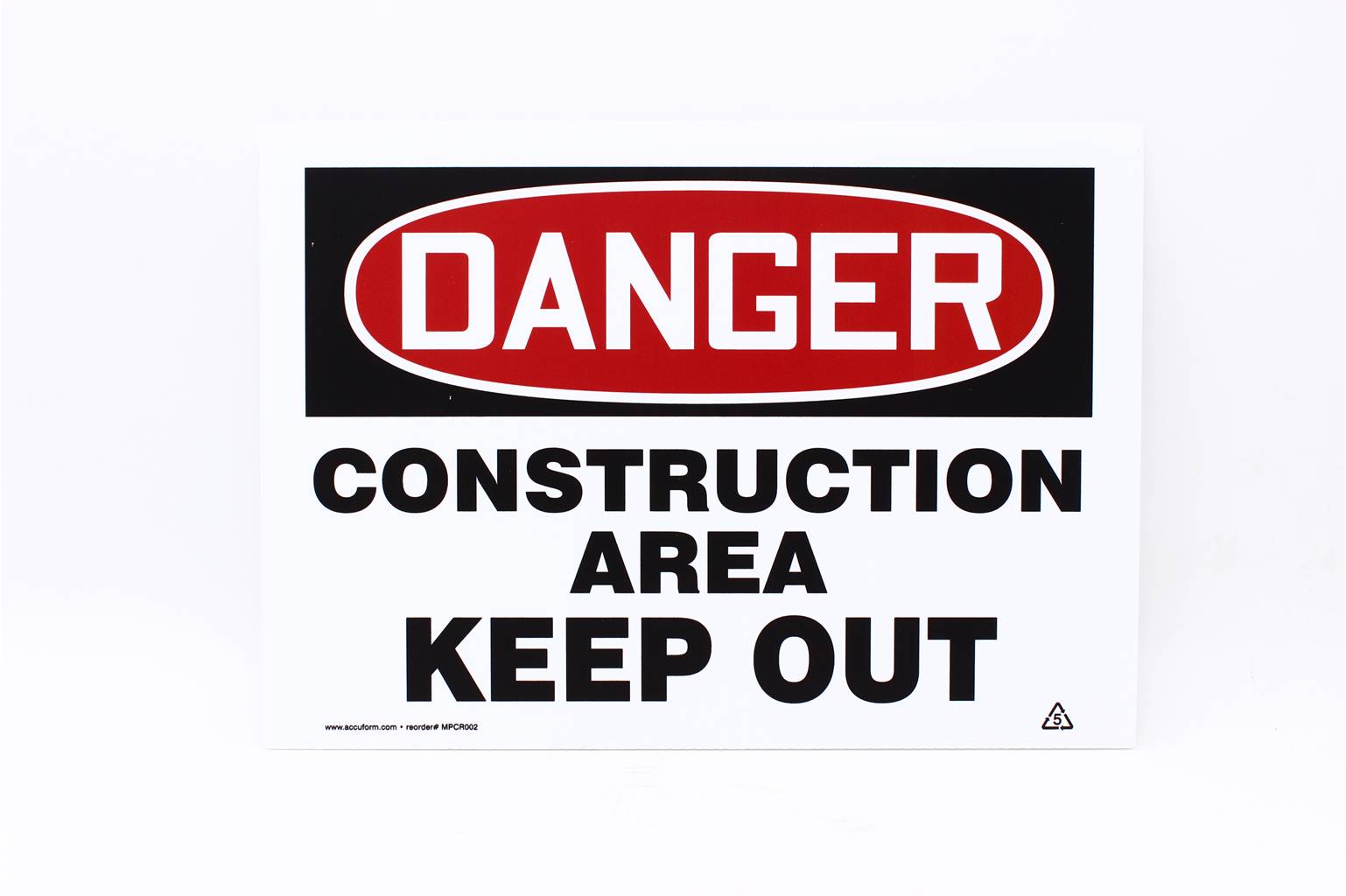 Accuform 10 X 14 DANGER CAKO SIGN | acfmpcr002 | Gregg Distributors LP