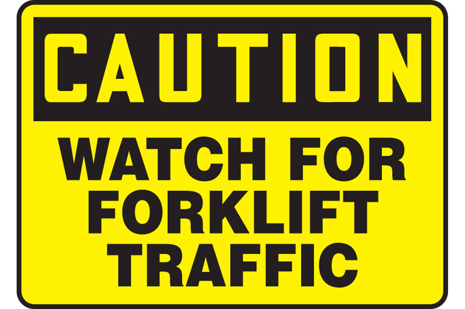 Traffic, Vehicle and Warehousing Signs Collection | Canadian Industrial ...