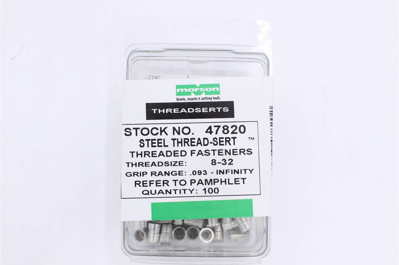 Marson PK100 8-32" STL THRD SERT | alc47820 | ohcanadasupply.ca