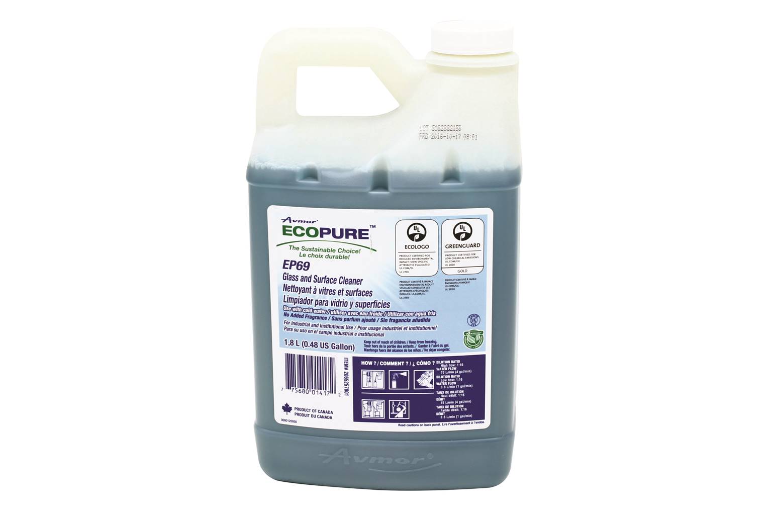 Avmor EP69 Glass Cleaner | avm2065257001 | ohcanadasupply.ca