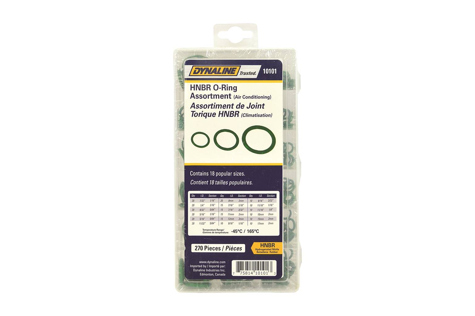 Dynaline O-RING ASSORTMENT | dyn10101 | ohcanadasupply.ca