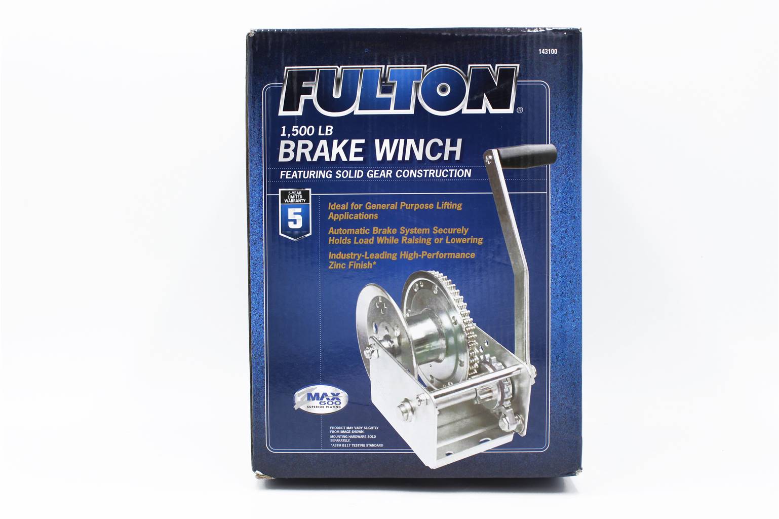 Fulton 1500LB BRAKE WINCH | flt143100 | ohcanadasupply.ca
