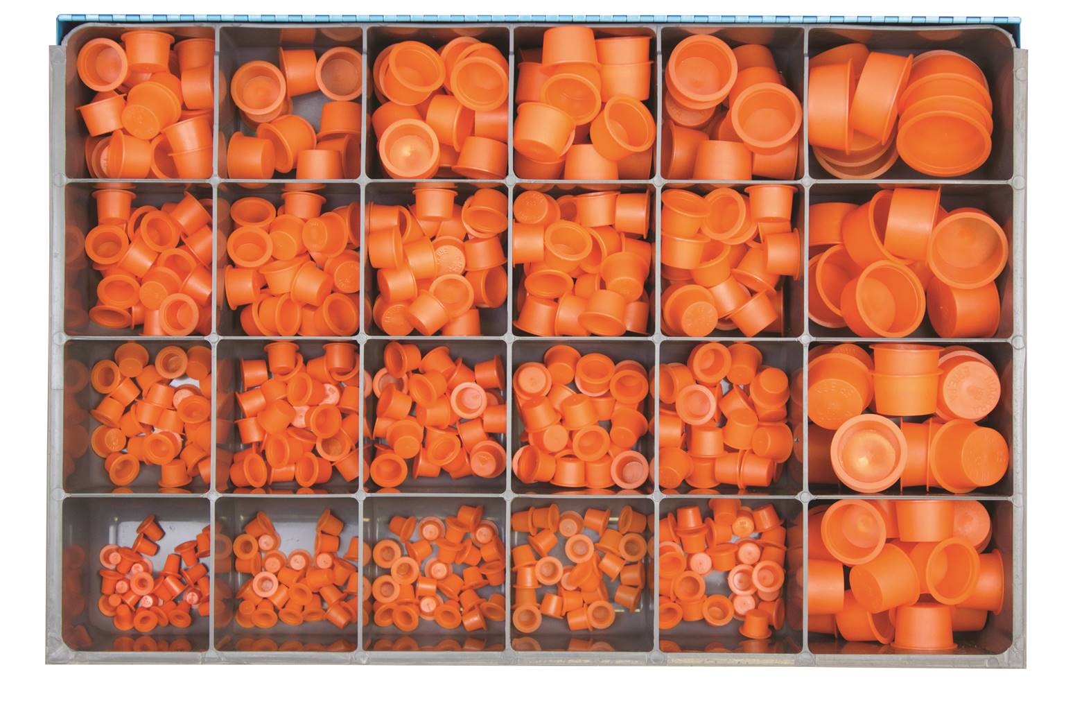 GDL 520 Piece Plastic Cap Plug Assortment | gmigb081 | ohcanadasupply.ca