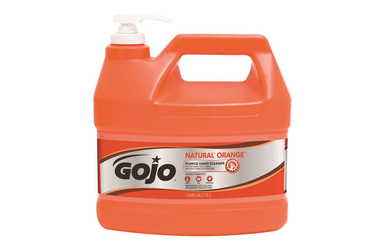 Gojo NATURAL ORANGE HAND CLEANER WITH PUMICE | goj0955cn | Gregg ...