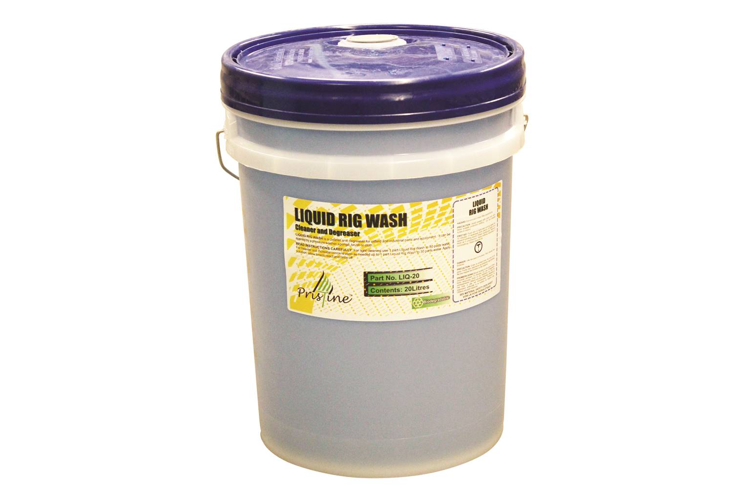 Pristine 20L PAIL LIQUID RIG WASH | jjjliq20 | Gregg Distributors LP