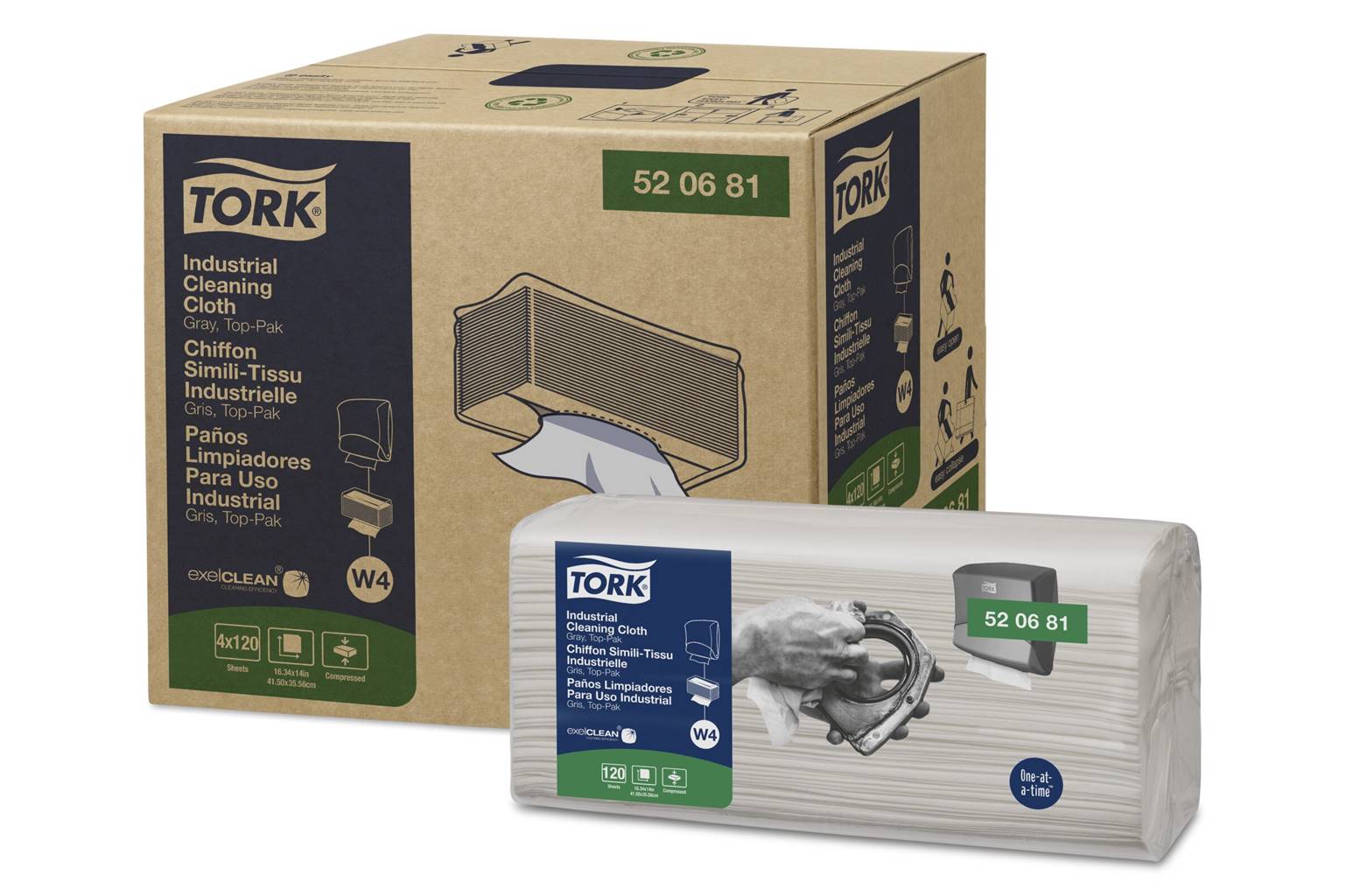 SCA Tissue Industrial Top-Pak Cleaning Cloths | mol520681 ...