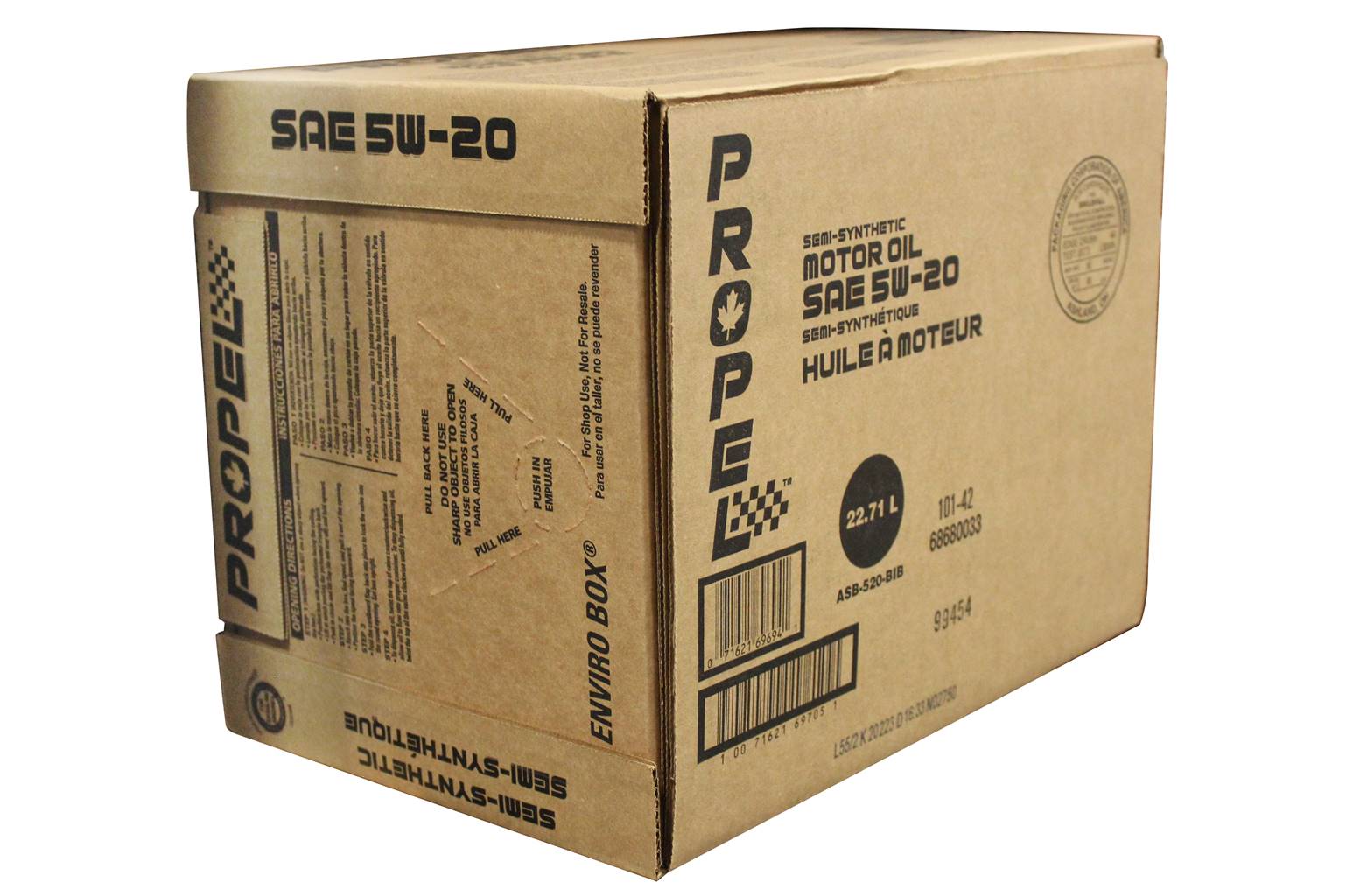 Propel Lubricants SEMI SYNTHETIC MOTOR OIL | pplasb520bib ...