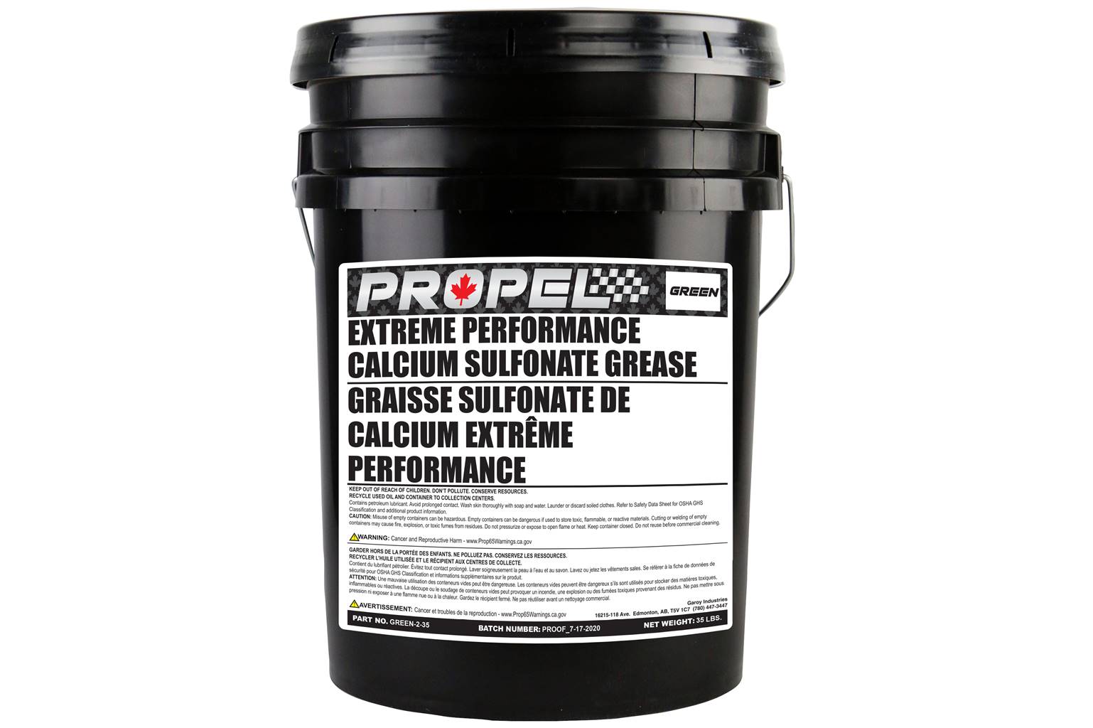 Propel Lubricants EXTREME PERFORMANCE CALCIUM SULFONATE GREASE ...