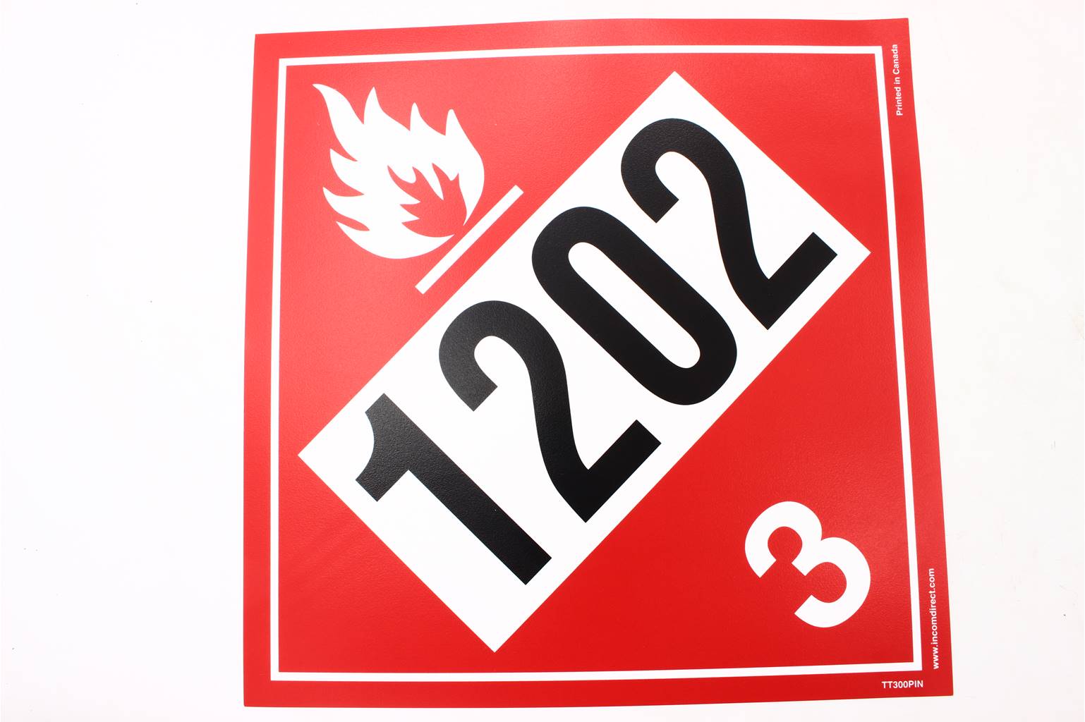 Incom CLASS 3 (1202) PLACARD | qqqpsn31202