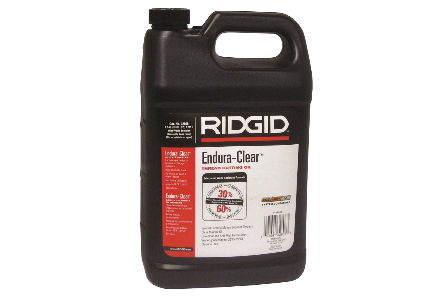 Ridgid Endura-Clear Thread Cutting Oil | rid32808 | ohcanadasupply.ca