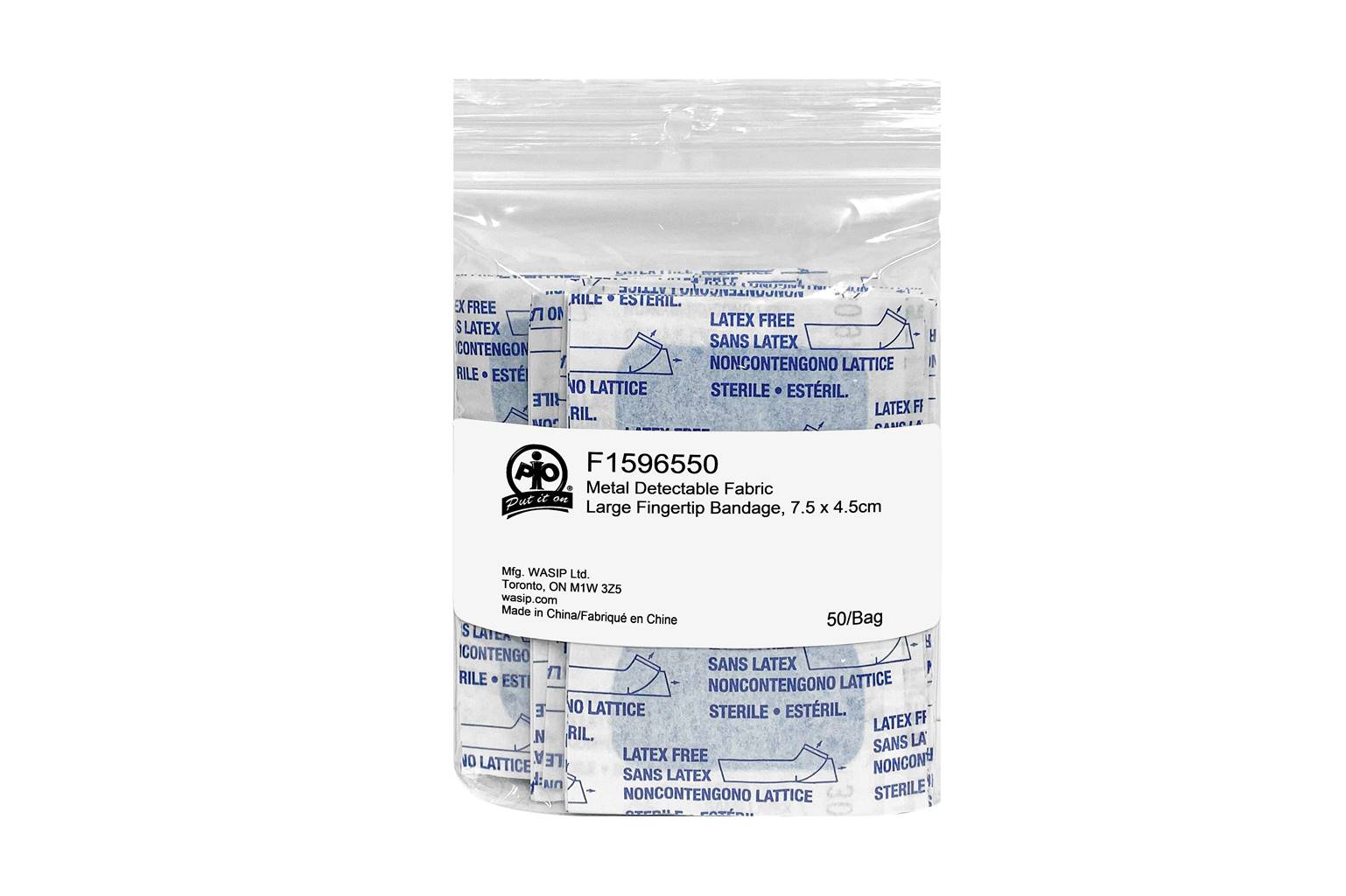 Safeway METAL DETECTABLE BANDAGES - LARGE FINGERTIP - Series ...