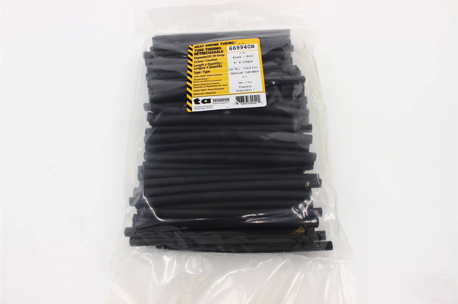 Techspan Dual Wall Heat Shrink Tubing | tec669940bpk | ohcanadasupply.ca