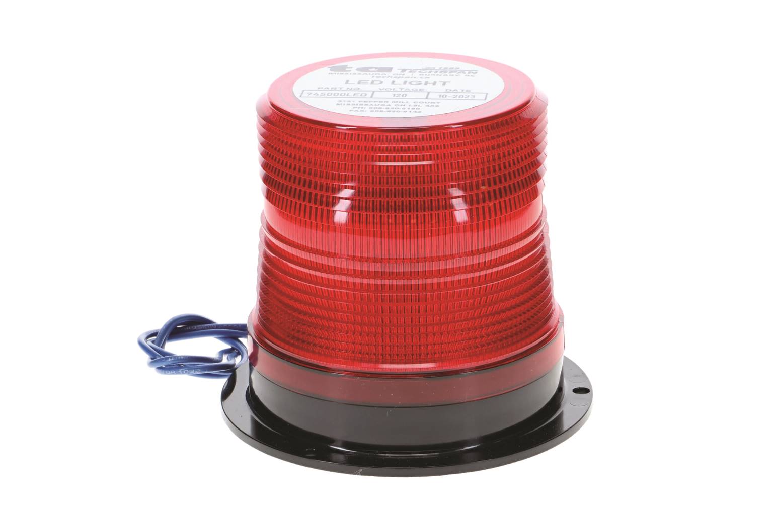 Techspan 120V LED Beacon | tec745000ledea | ohcanadasupply.ca