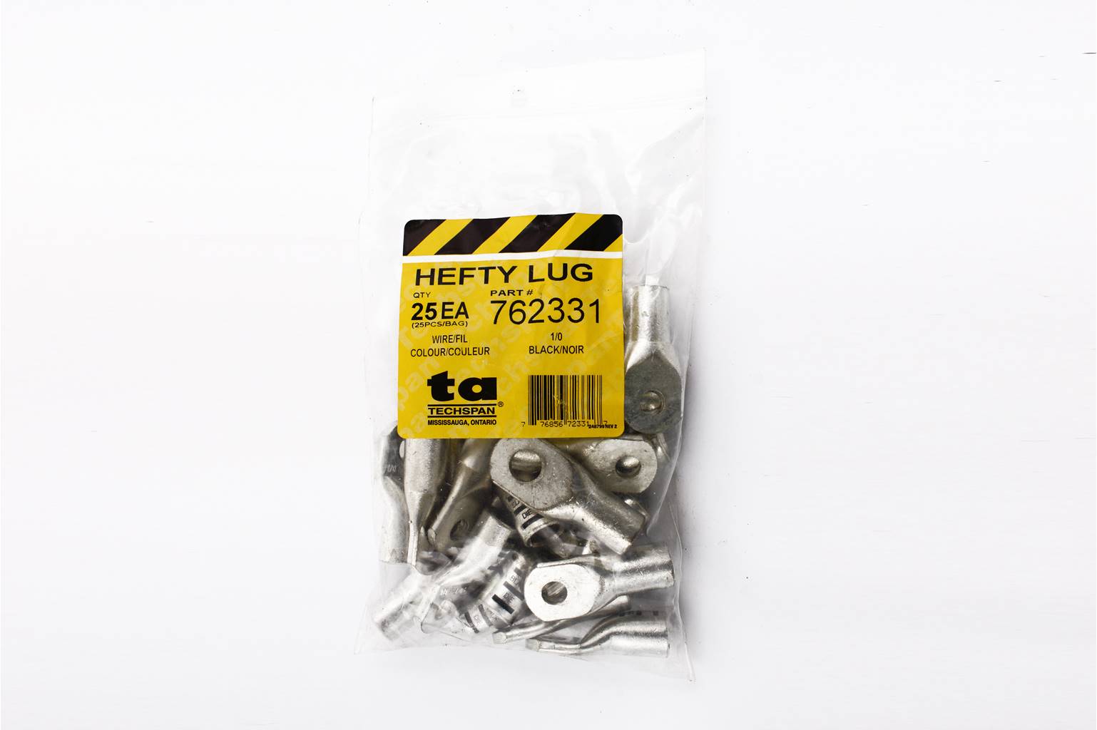 Techspan 'Hefty' Tin Plated Copper Lugs | tec762331pk | ohcanadasupply.ca