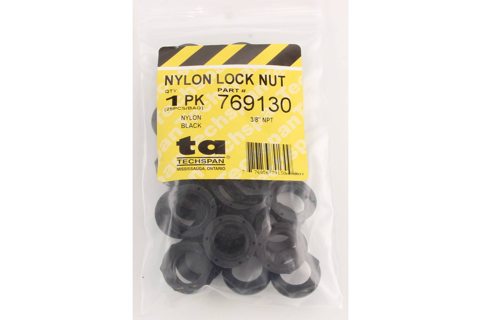 Techspan LOCK-NUTS FOR NYLON & THERMOPLASTIC COMPRESSION FITTING ...