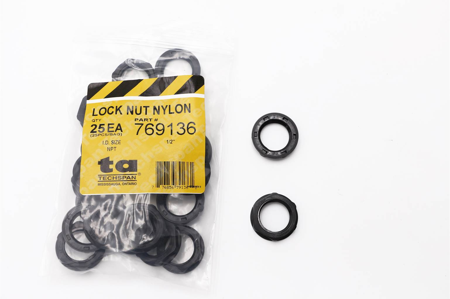 Techspan LOCK-NUTS FOR NYLON & THERMOPLASTIC COMPRESSION FITTING ...