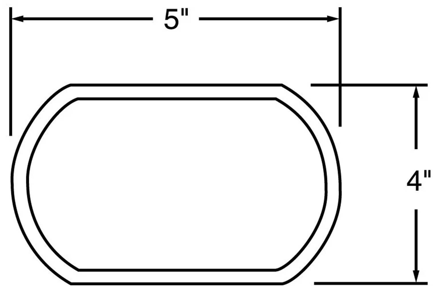 Truck-Lite 4X5" CONVEX MIRROR | tkl7048db | Gregg Distributors LP