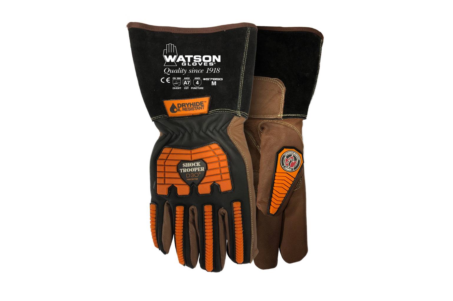 Watson SHOCK TROOPER UNLINED GAUNTLET GLOVE | wat5785gm | ohcanadasupply.ca